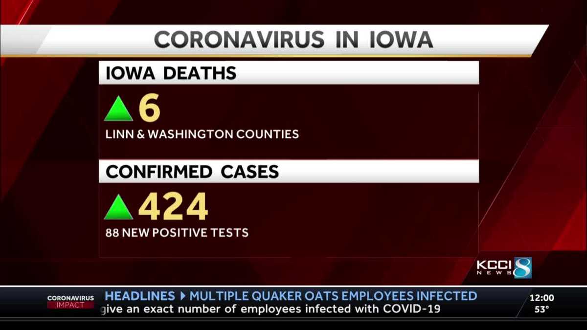 IDPH reports 2 additional COVID-19 deaths, 88 more positive cases IDPH reports 2 additional COVID-19 deaths, 88 more positive cases