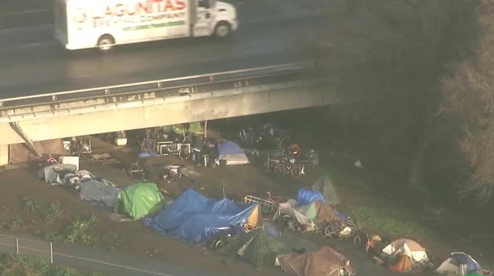 Caltrans accused of unsafe homeless camp cleanup conditions