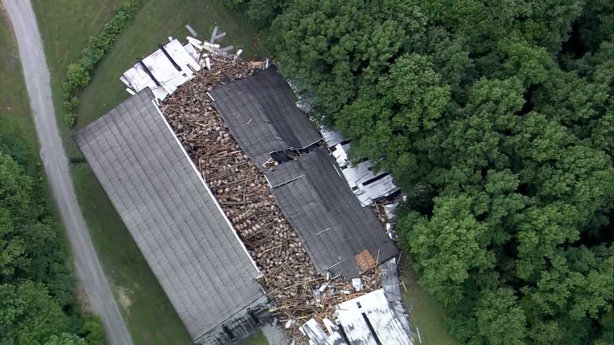 9,000 aging barrels crash to ground after collapse at Barton 1792