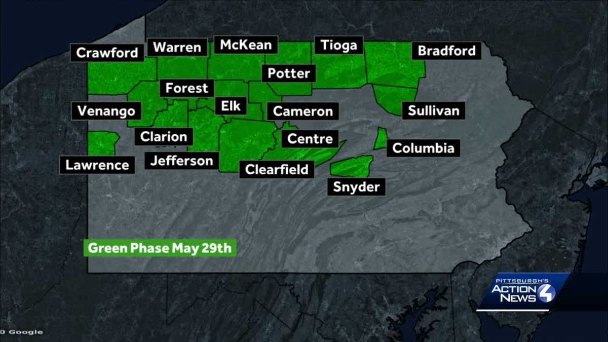 Eighteen counties move to 'green phase' of reopening