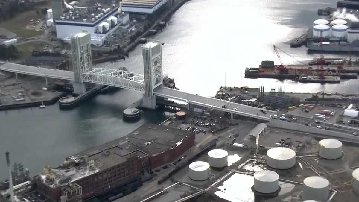 Police officer hit by car on Fore River Bridge