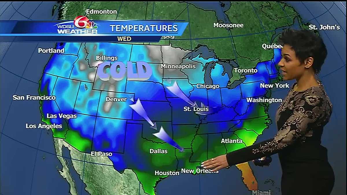 Monday: Rain & cold rush this week