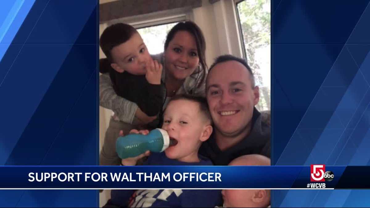 Community comes together for young police officer with aggressive brain ...