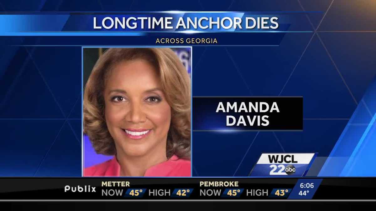 Veteran Atlanta news anchor Amanda Davis dies after stroke