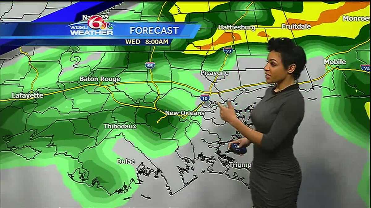 Monday: Showers return tonight