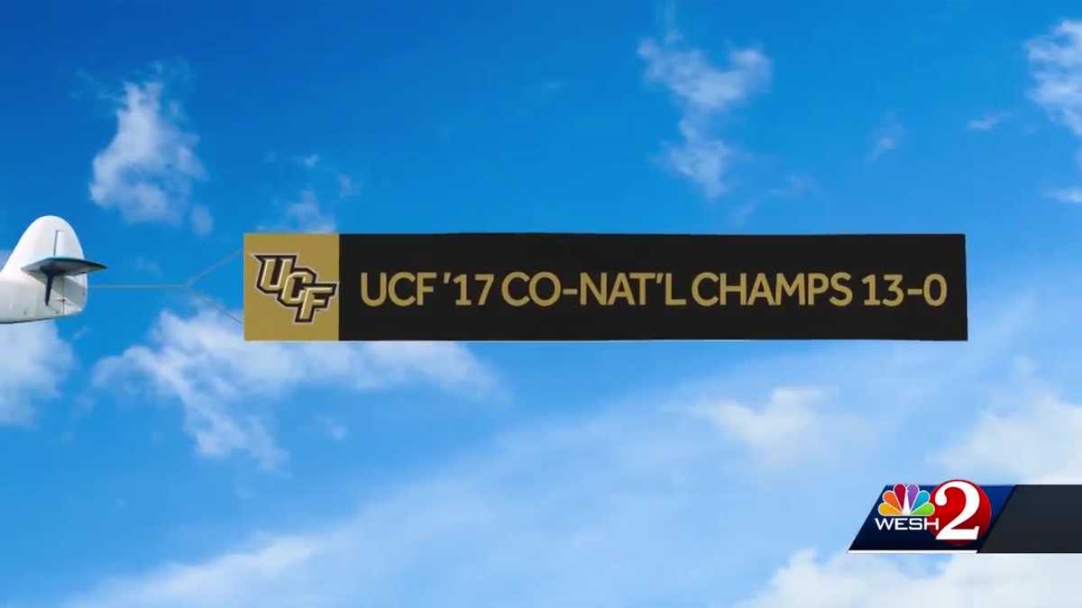 UCF national champ banner to fly over Camping World Kickoff during tailgate