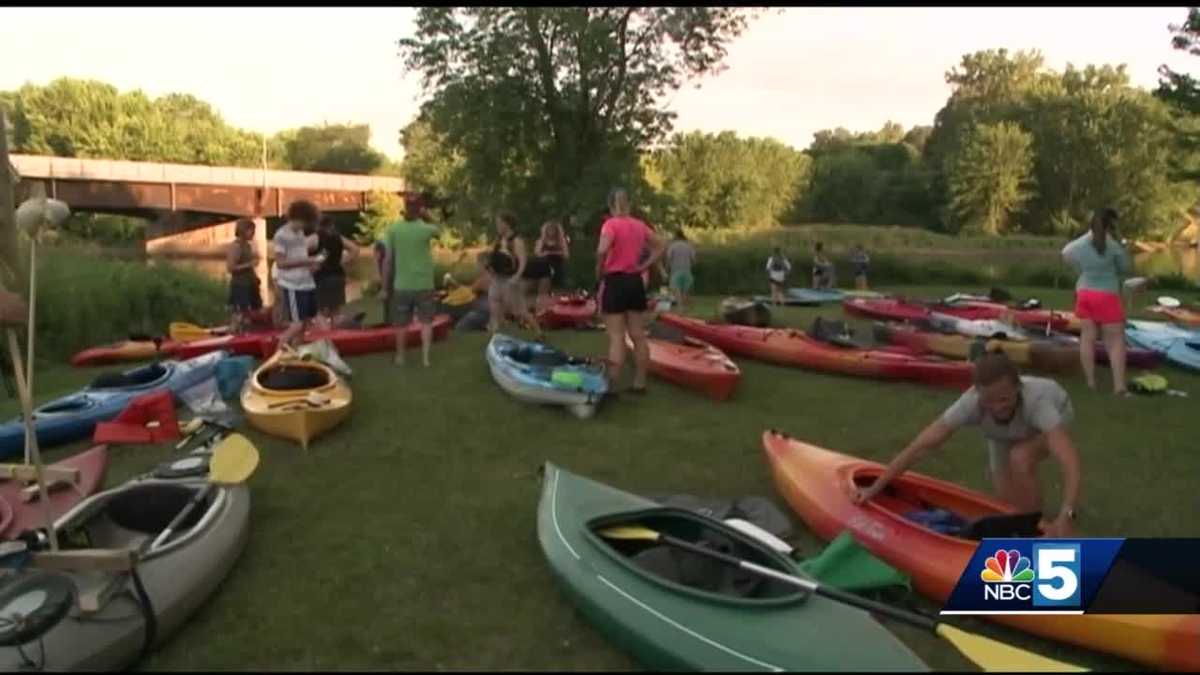Moonlight paddle highlights work of watershed group