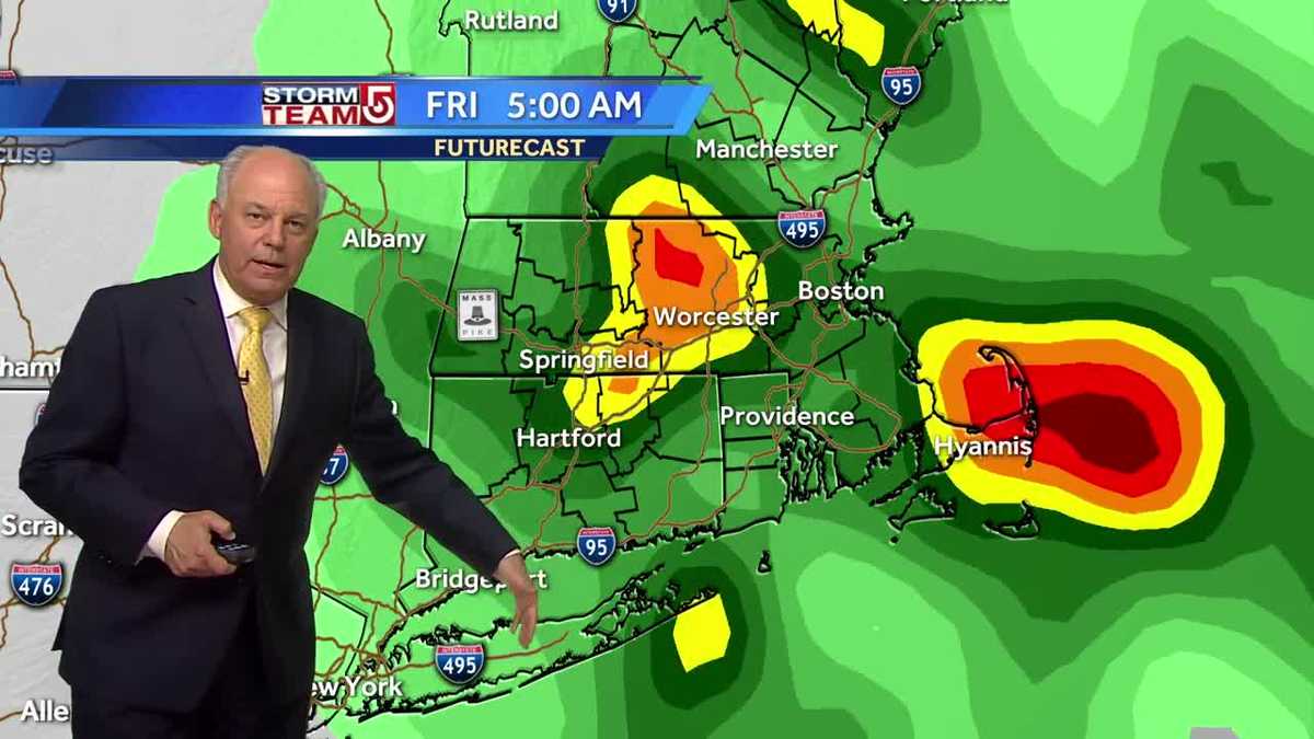 Video: Loads of rain impact area