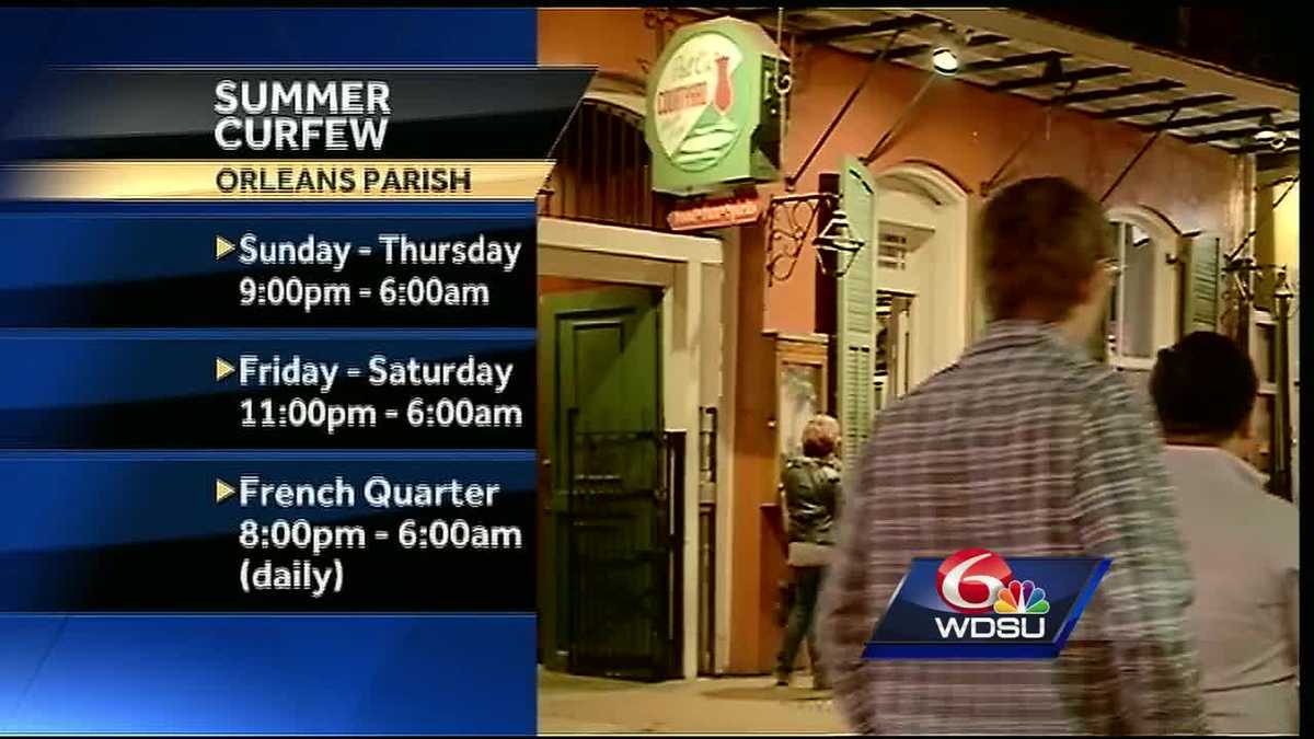 Summer curfew in effect for teens, kids in New Orleans