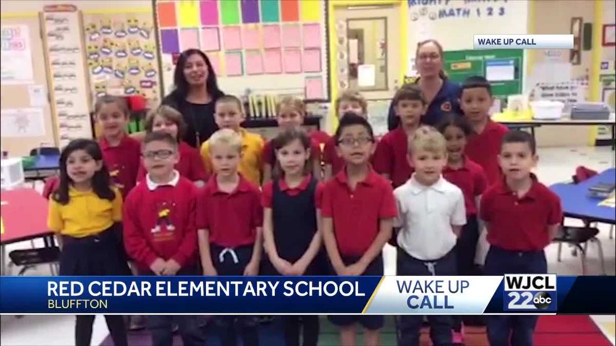 Red Cedar Elementary School 1st graders give rousing wake-up call for ...