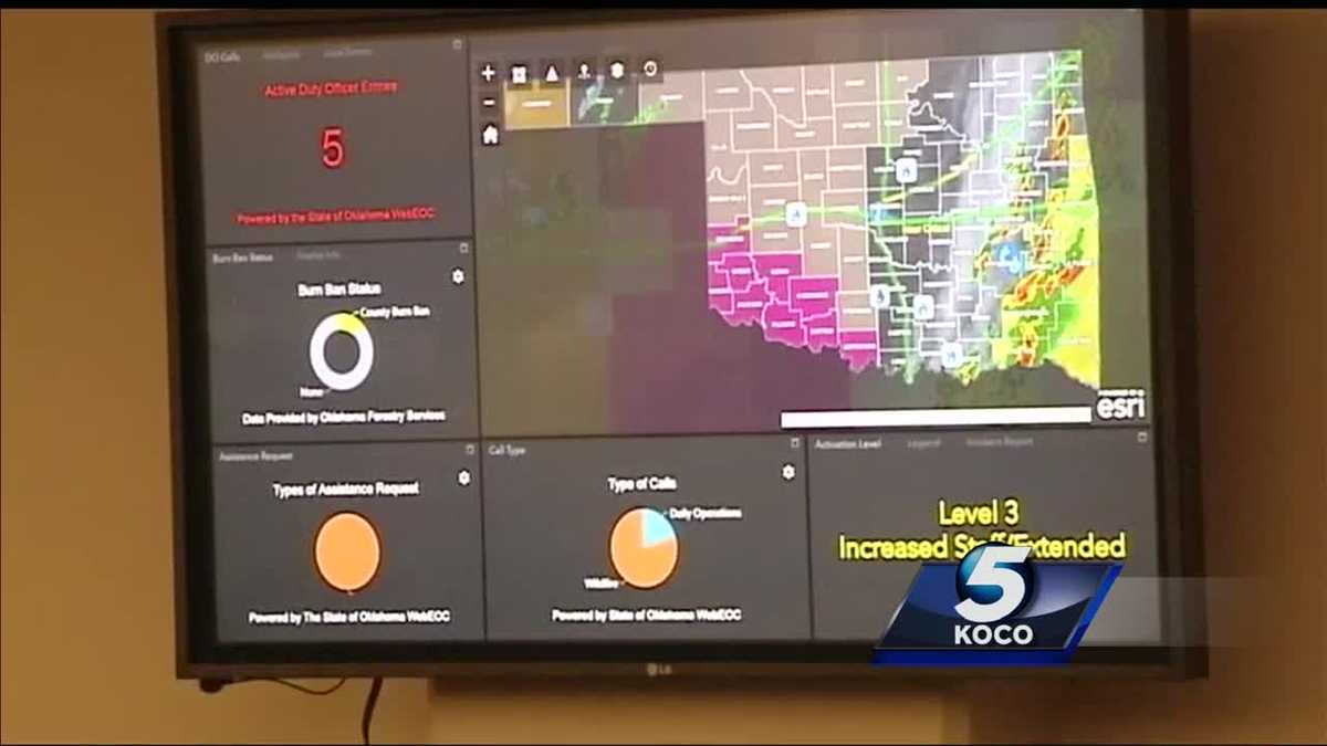 State officials on high alert monitoring wildfires across Oklahoma