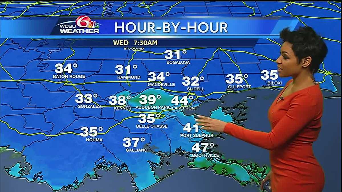 Tuesday: Cold front keeps it cool, sunny