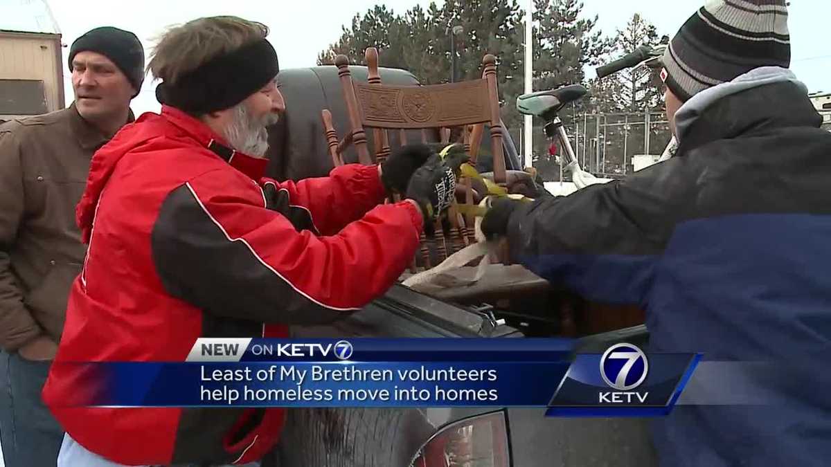 Least of My Brethren volunteers help homeless move into homes
