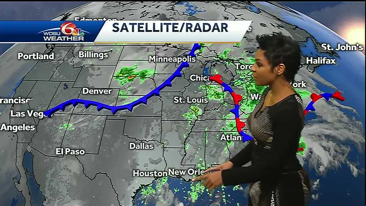 Tuesday Videocast: Passing showers and storms daily