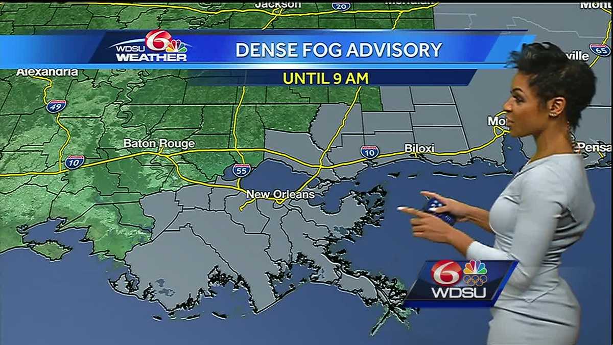 Wednesday AM Forecast: Dense Fog Advisory, cold front