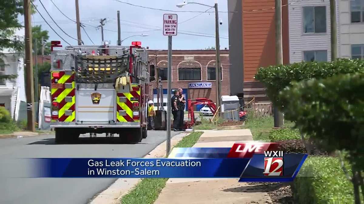Broken gas line prompts evacuations