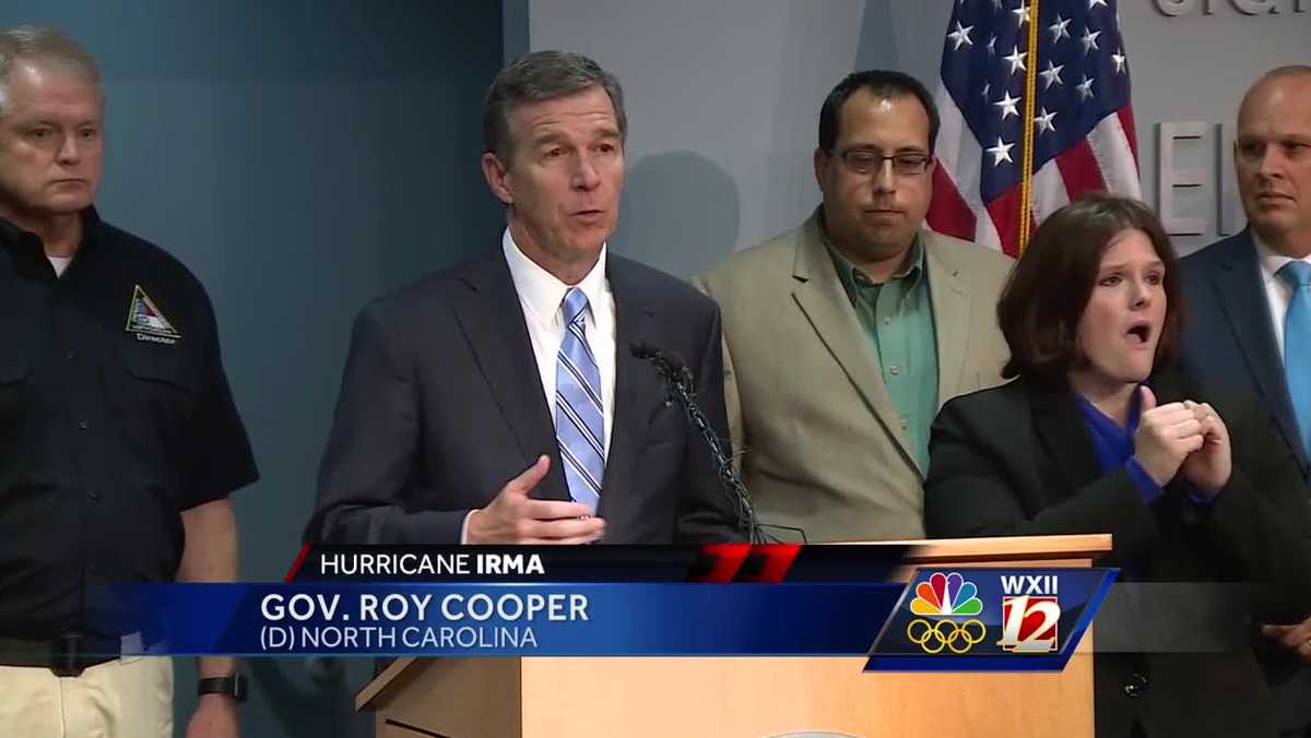Gov. Cooper says he's already preparing for Irma's recovery efforts
