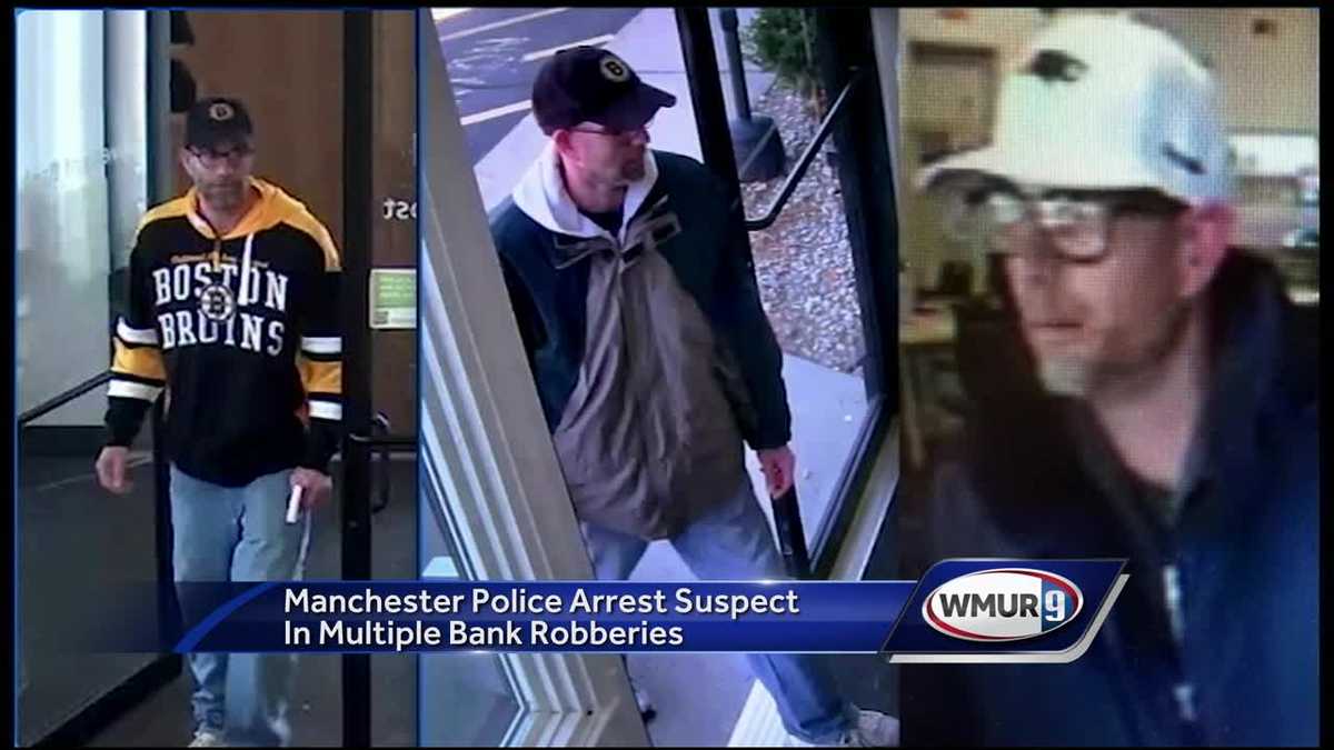 Suspect in multiple bank robberies arrested in Manchester