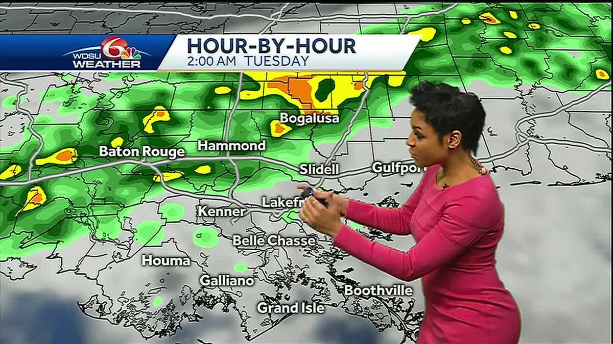 Monday: Storms return tonight