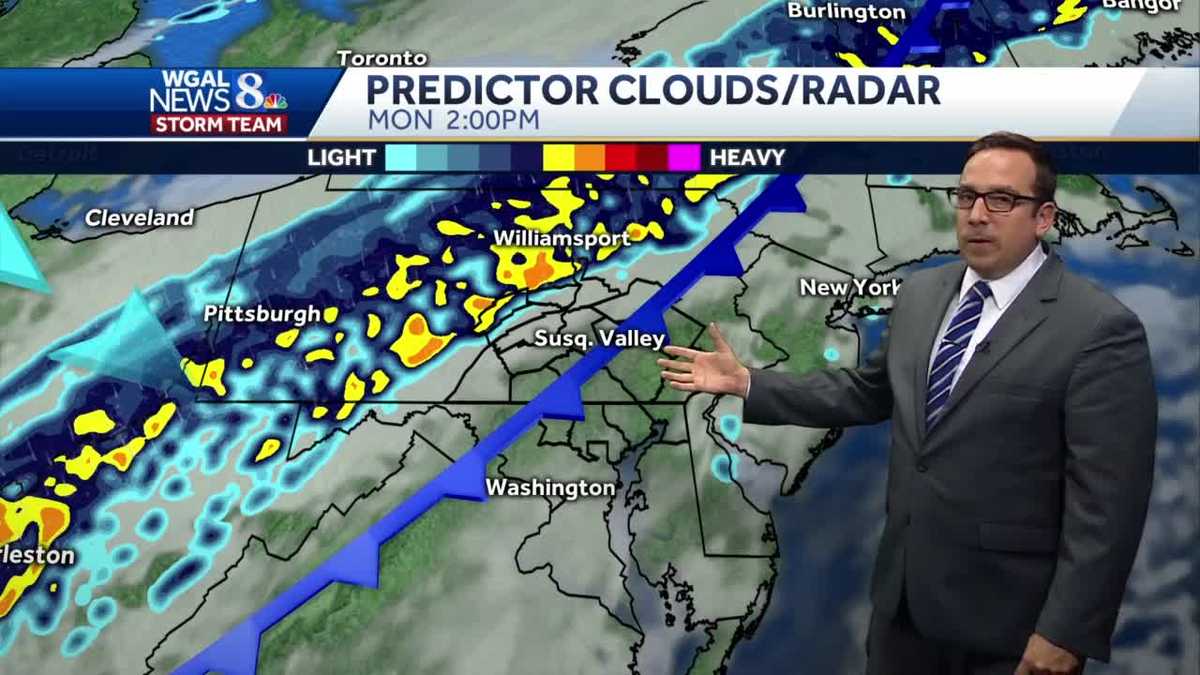 Showers To Widespread Soaking Rain Monday