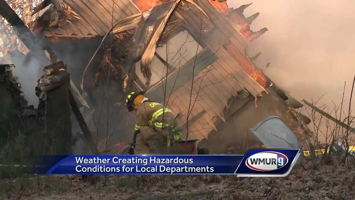 Windy weather creating hazardous conditions for fire departments