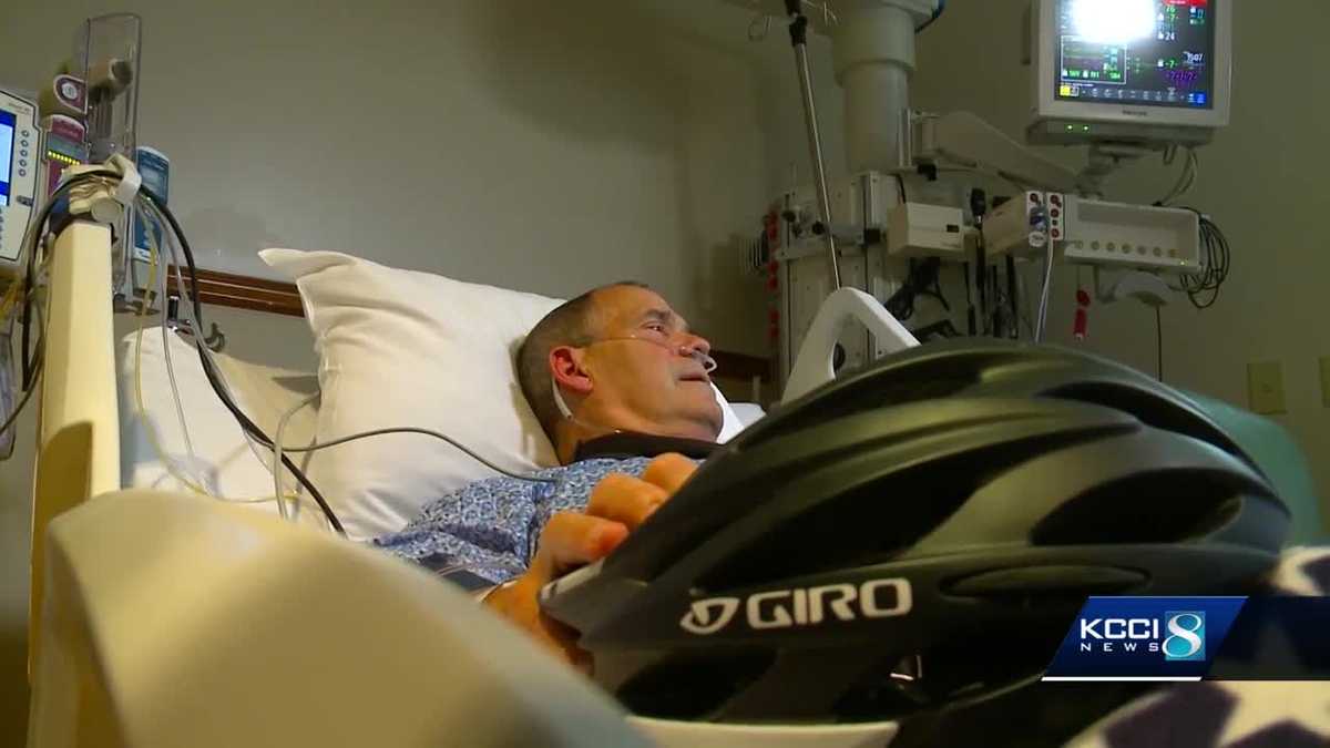 Renowned doctor says helmet saved him in freak bike accident