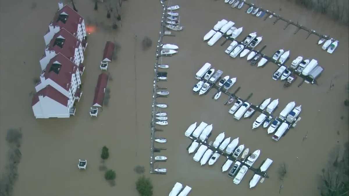 PHOTOS: Aerials of Sunday flash flood damage