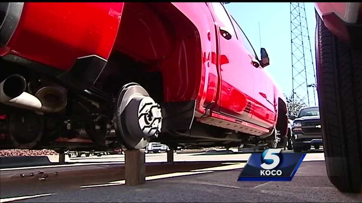 Thieves Steal Wheels Off Dozens Of Vehicles At Norman Car Dealership