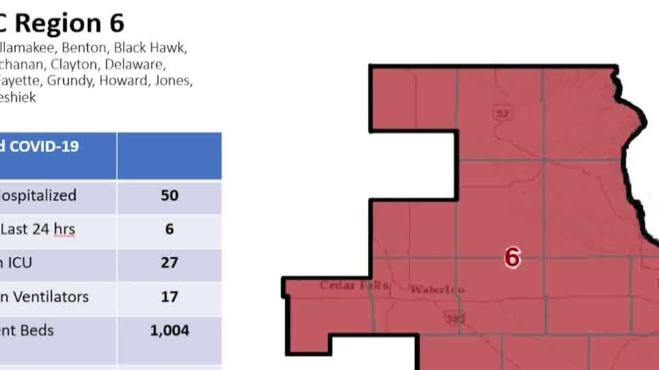 COVID-19 in Iowa: Reynolds details state’s available hospital beds ...
