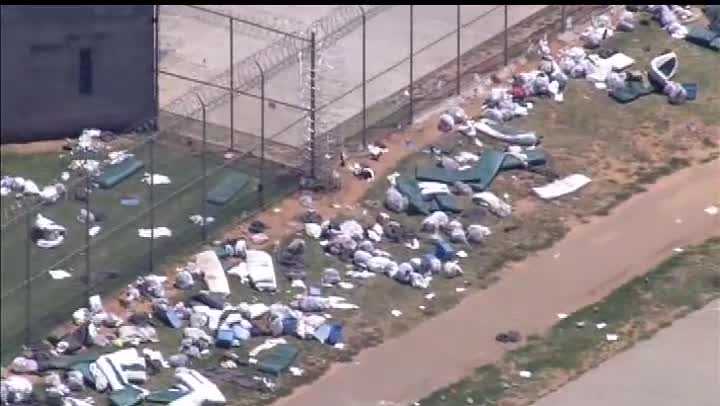 Three guards injured in Hinton prison riot, officials say