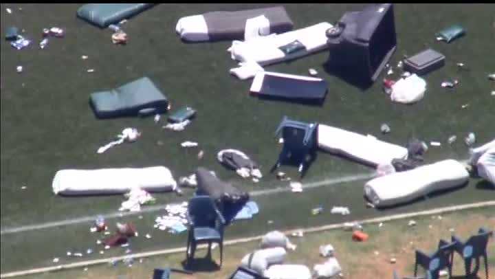 Video shows aftermath of Hinton prison riot