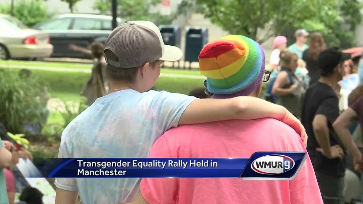 Hundreds gather for transgender equality rally in Manchester