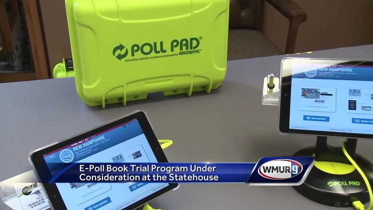 E-Poll book trial program under consideration at the Statehouse