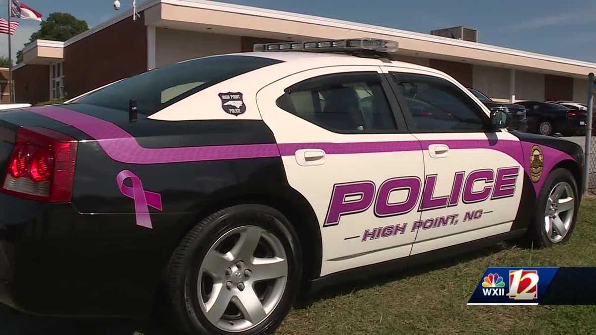 Patrol car from the Triad goes pink for breast cancer awareness