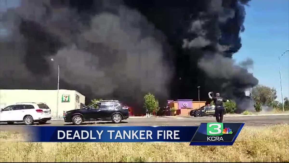 1 killed in fiery tanker truck explosion in Atwater
