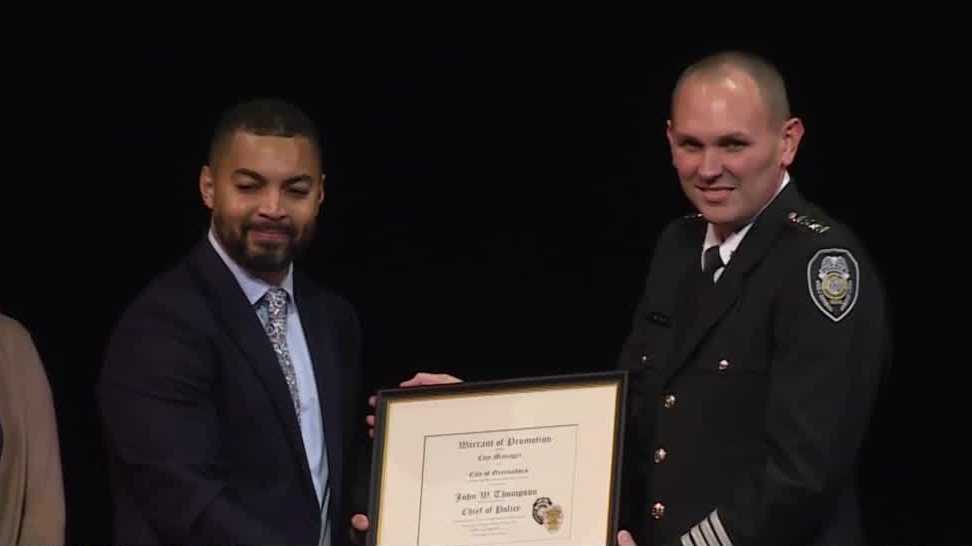 Greensboro will swear-in new Police Chief Thompson