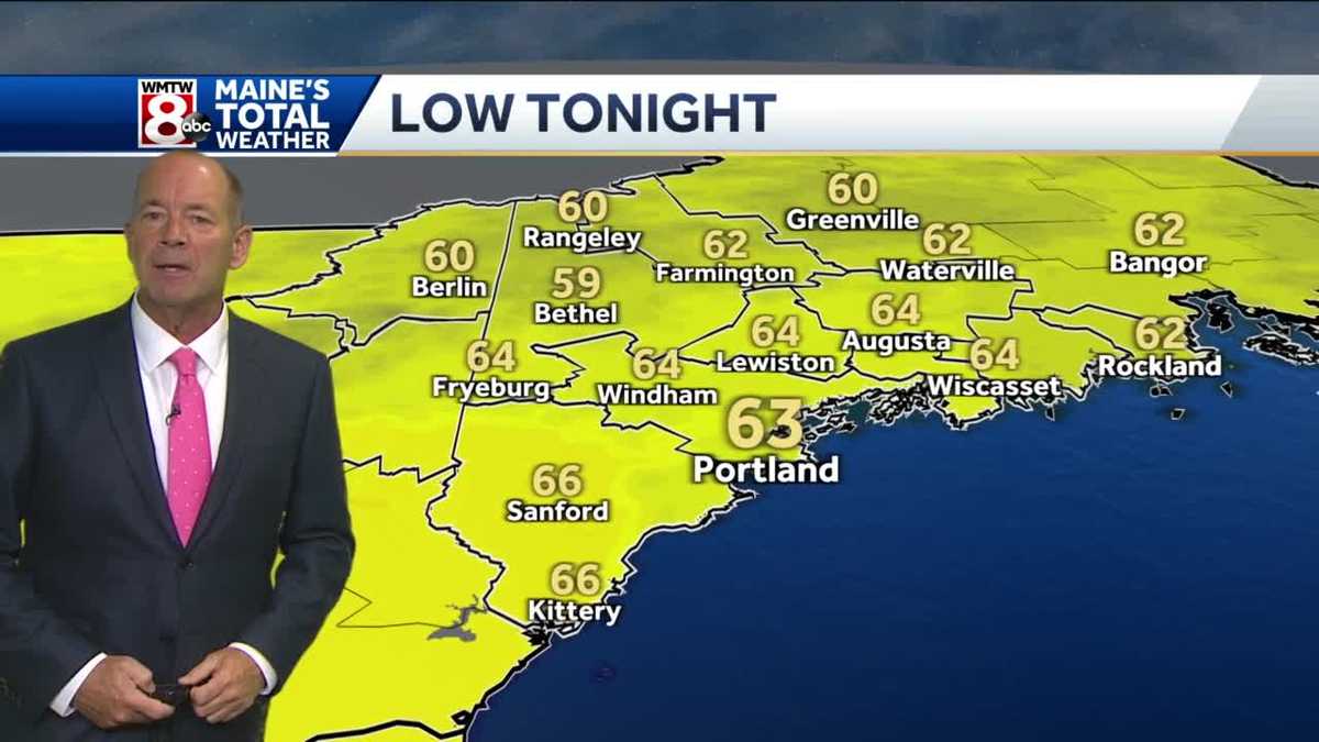 Not as cold tonight as humidity slowly climbs