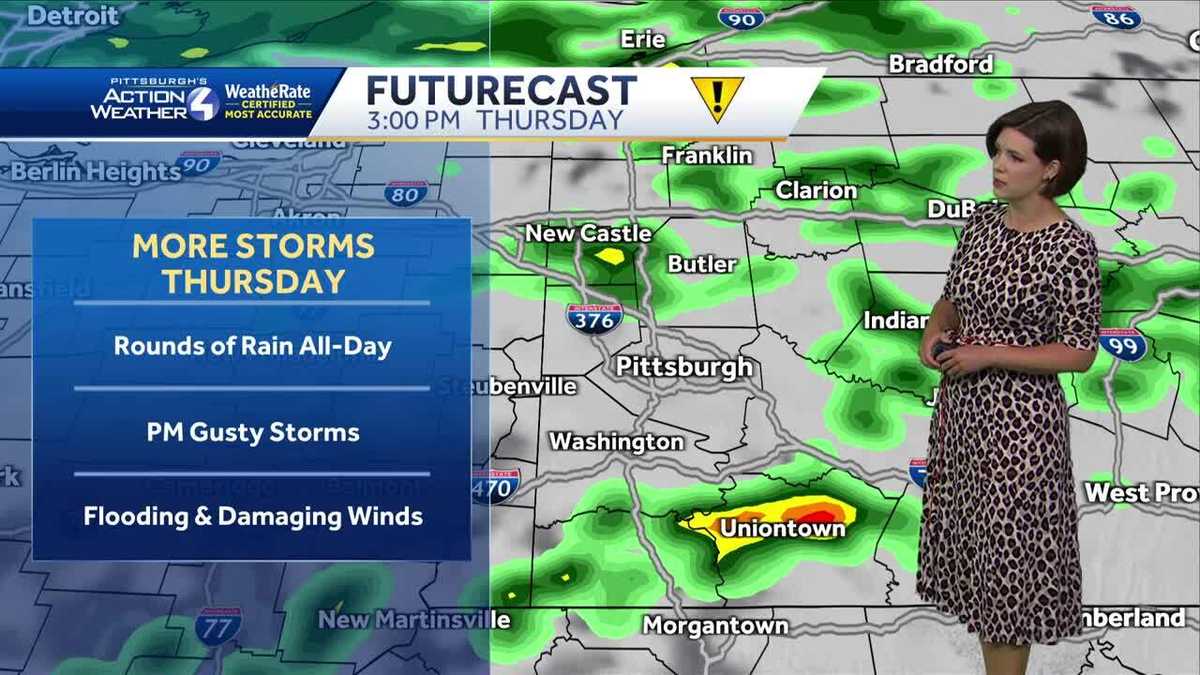 Western Pennsylvania: Thursday could bring strong, severe storms