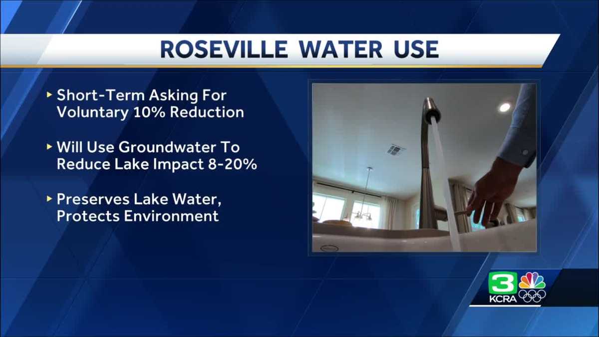 California Drought: Roseville calls for voluntary water conservation