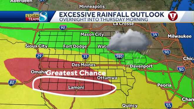 More rain on the way in central Iowa in the latest forecast