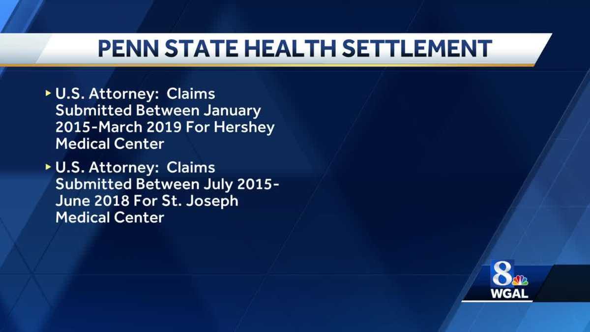 Penn State Health agrees to civil liability resolution