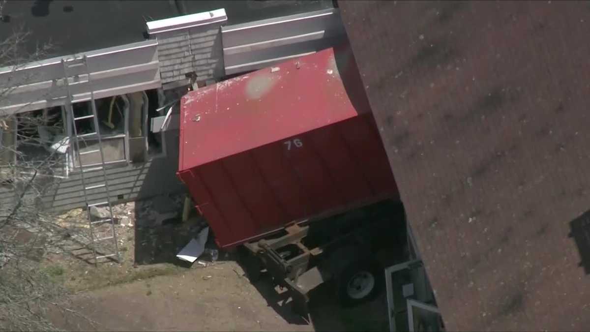 Truck crashes into building at Shriver Job Corps Center in Devens