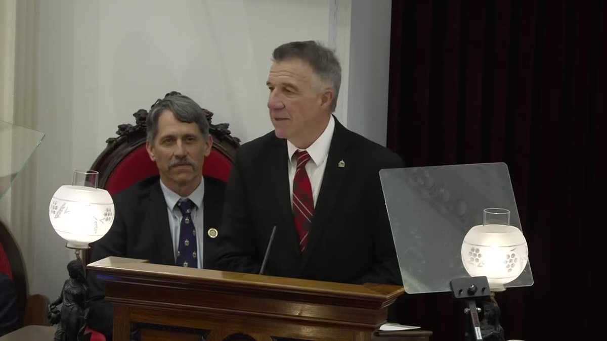Vermont Gov. Phil Scott delivers annual budget address