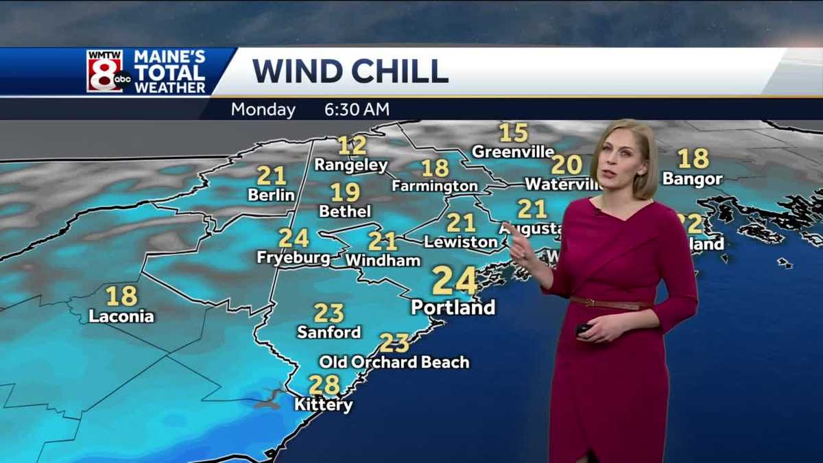 Sunny but windy today, cold start to the week