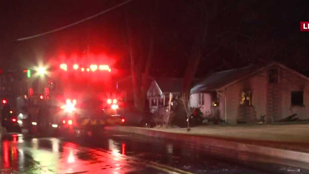 Crews battle house fire in Columbia on Monday night