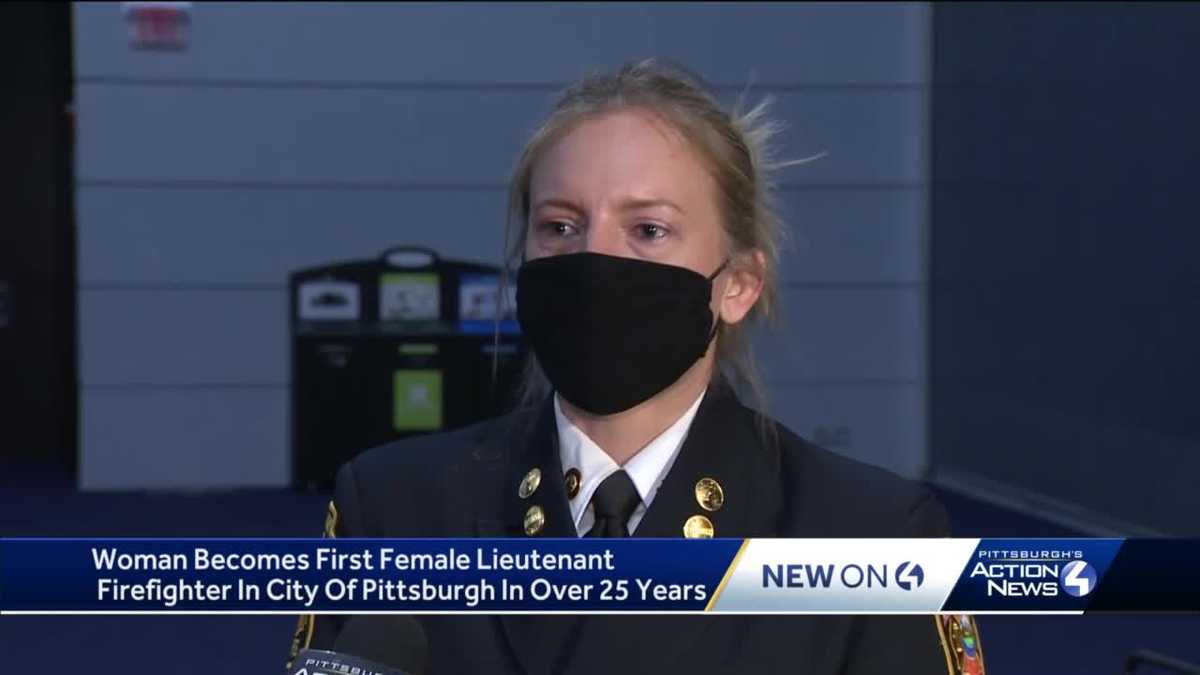 Firefighter makes history as highest ranking woman in Pittsburgh Bureau ...
