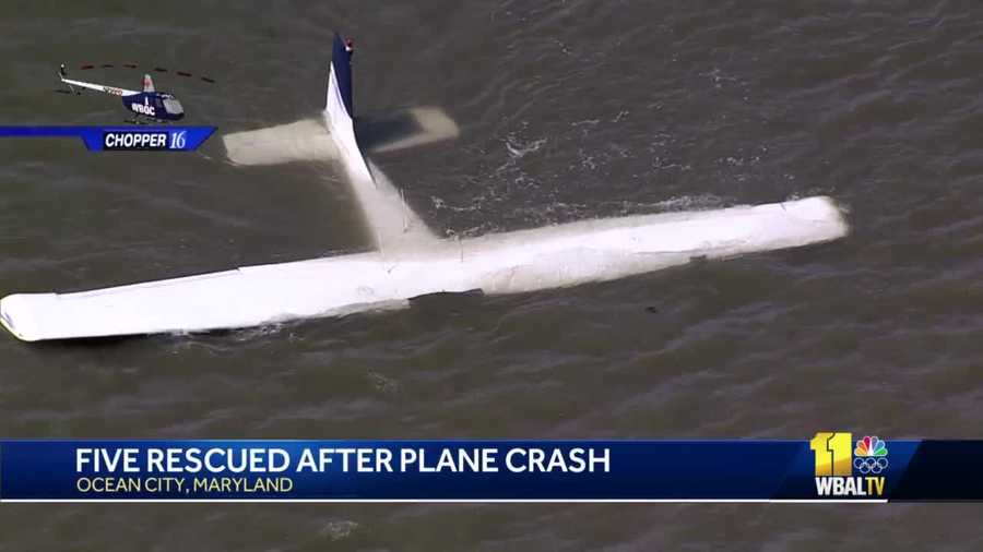 Small Plane Crashes Into Bay At End Of Ocean City Airport Runway