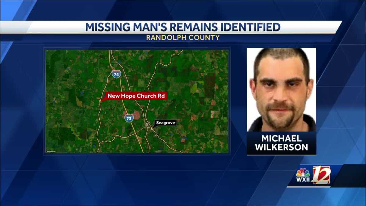 North Carolina: Found human remains of man missing for 10 years