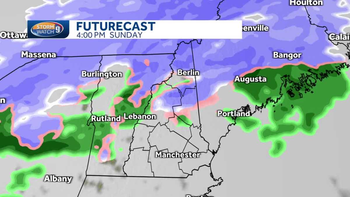 Light snow up north Sunday