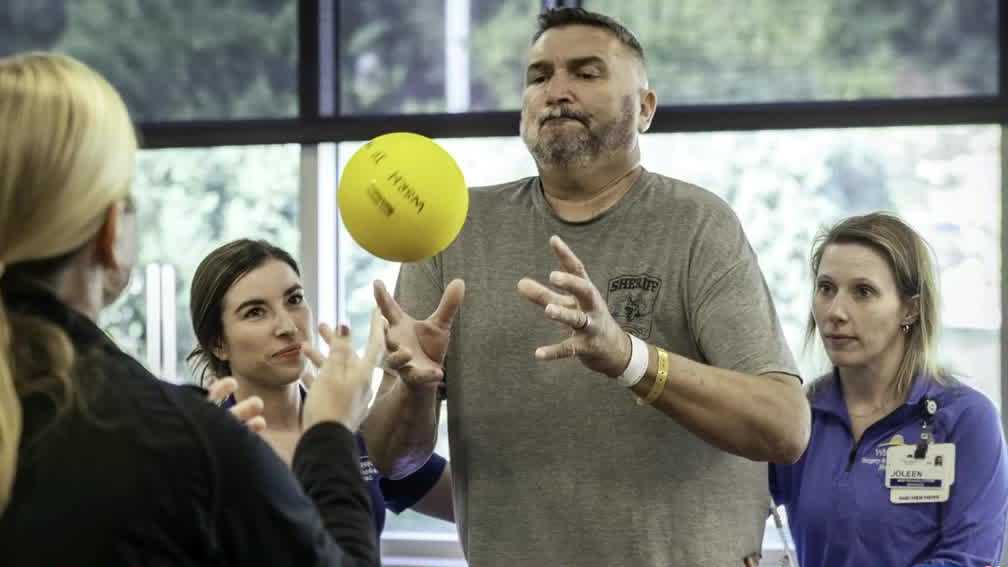 Lieutenant David Godfrey progresses in rehabilitation after deadly ambush